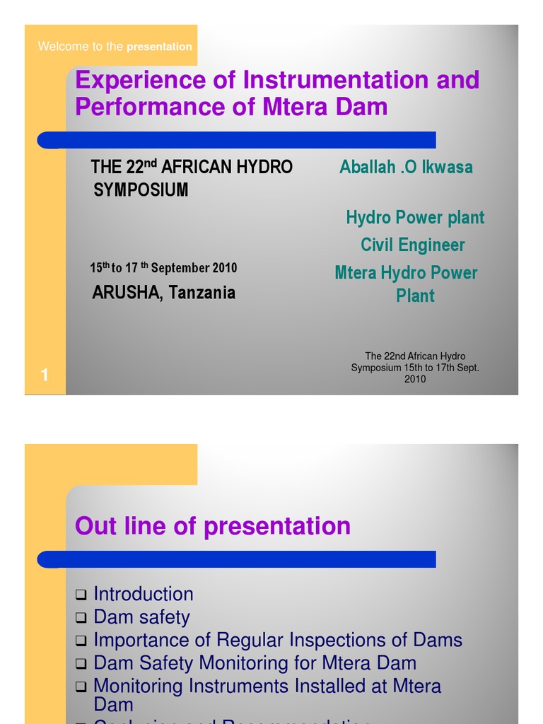 Dam Safety (Compatibility Mode) | PDF | Dam | Hydroelectricity