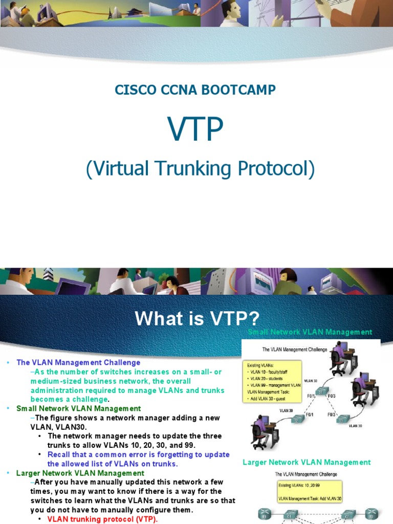 (Virtual Trunking Protocol) : Cisco Ccna Bootcamp | PDF | Internet ...