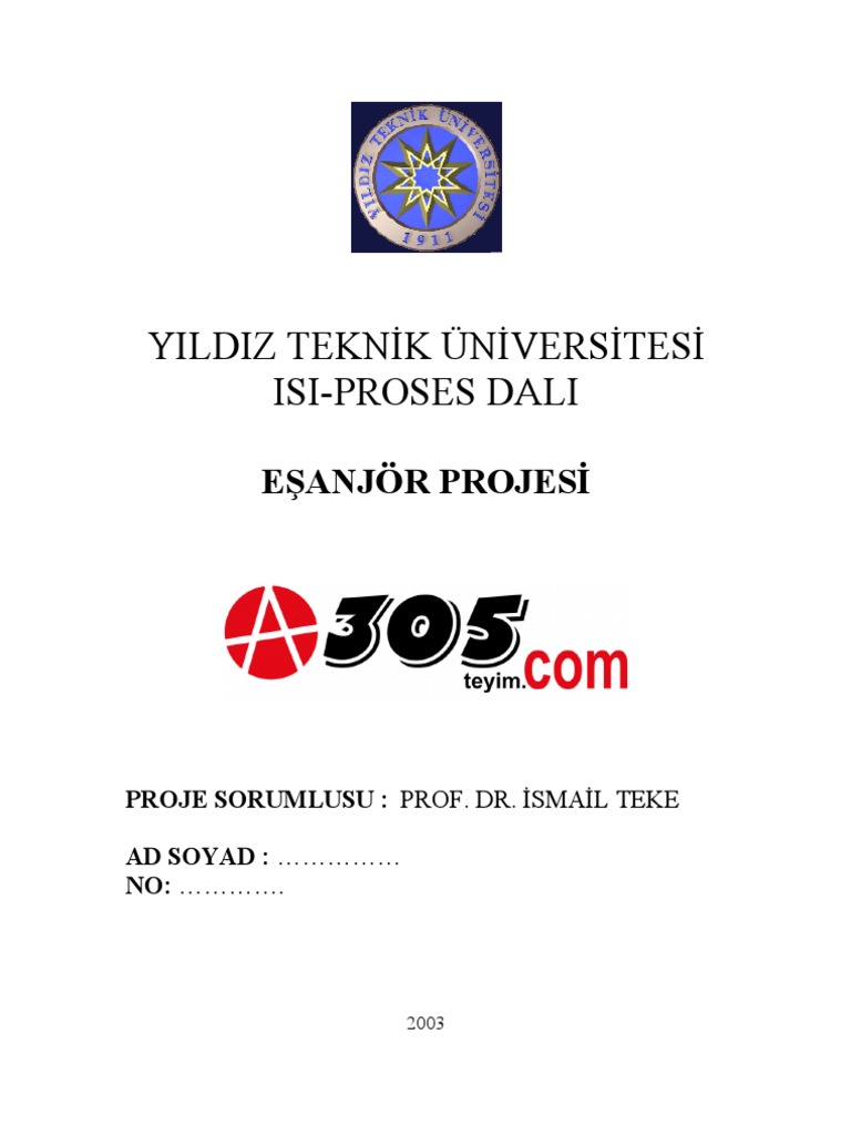 A305 Esanjor Projesi | PDF