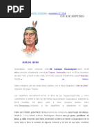 Quien Fue Indio Mara | PDF | Venezuela | Imperio español