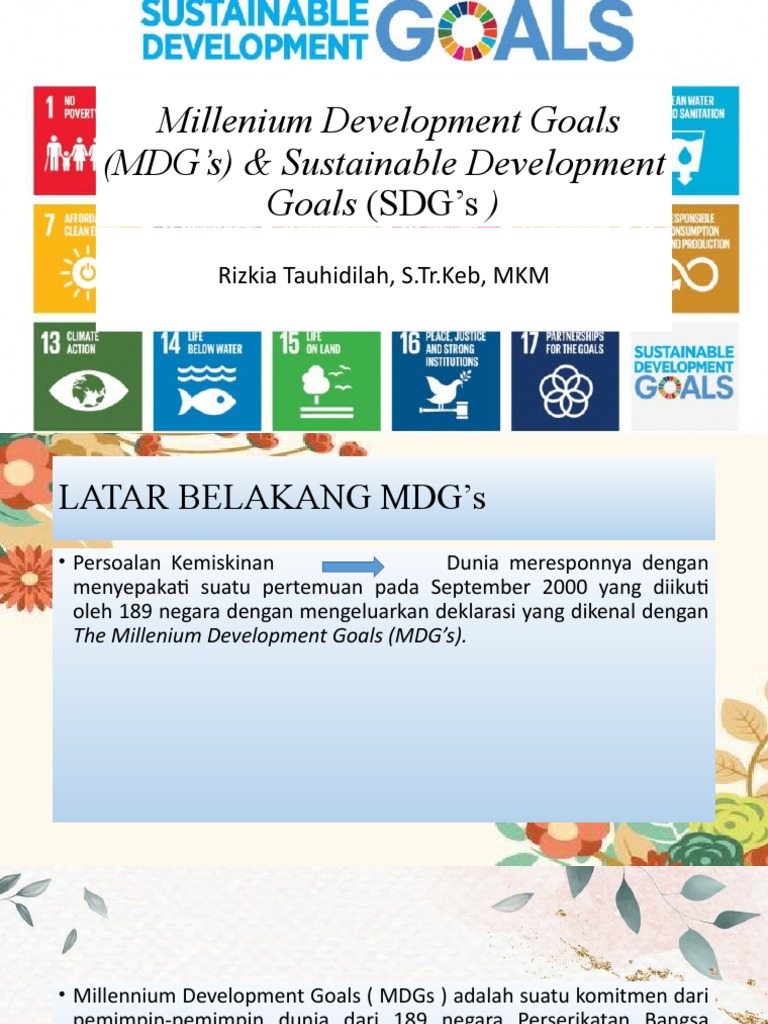 MDGS Dan SDGS | PDF | Ilmu Sosial | Kesehatan Holistik