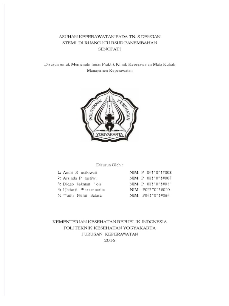 PDF Askep Stemi Di Icu Bantul | PDF