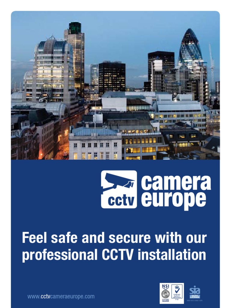 CCTV Camera Europe Brochure | PDF | Closed Circuit Television | Digital ...