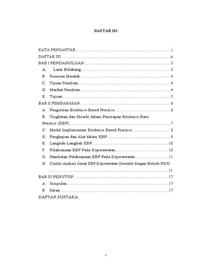 EBP Kep. Gerontik | PDF | Sains & Matematika