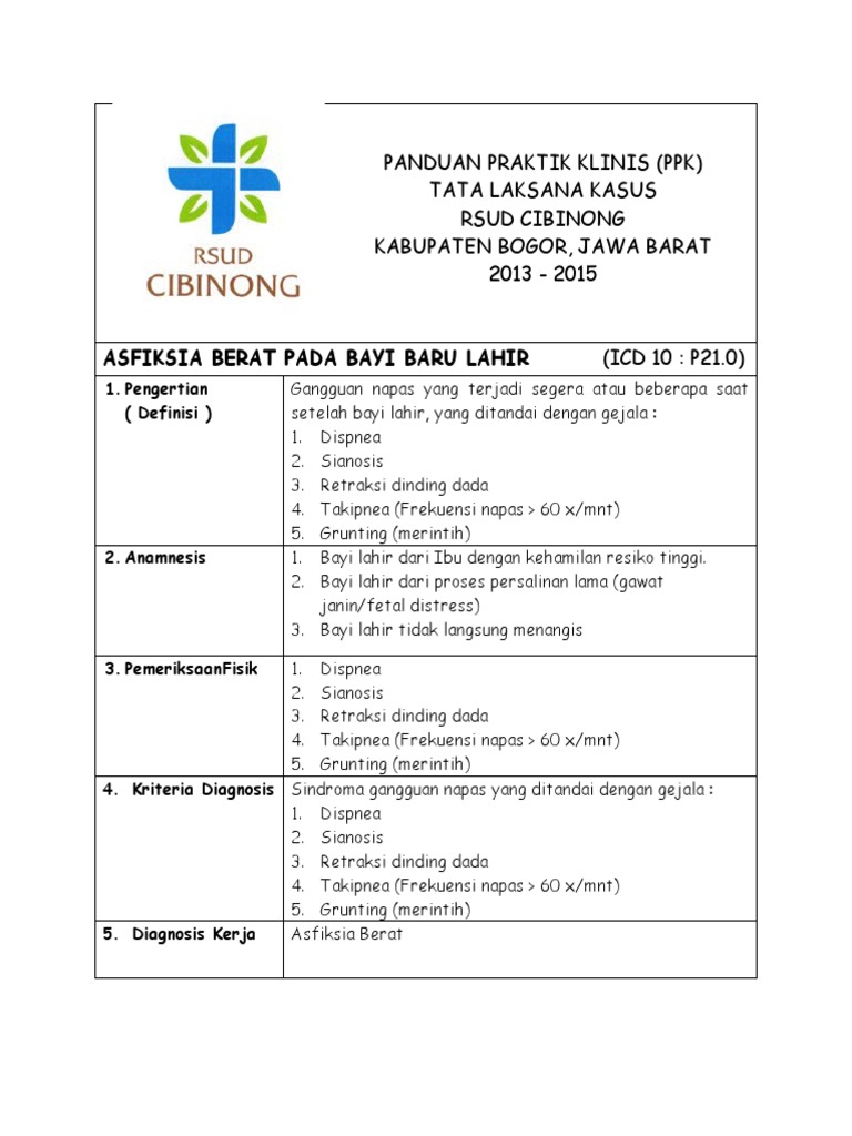 Panduan Praktik Klinis | PDF