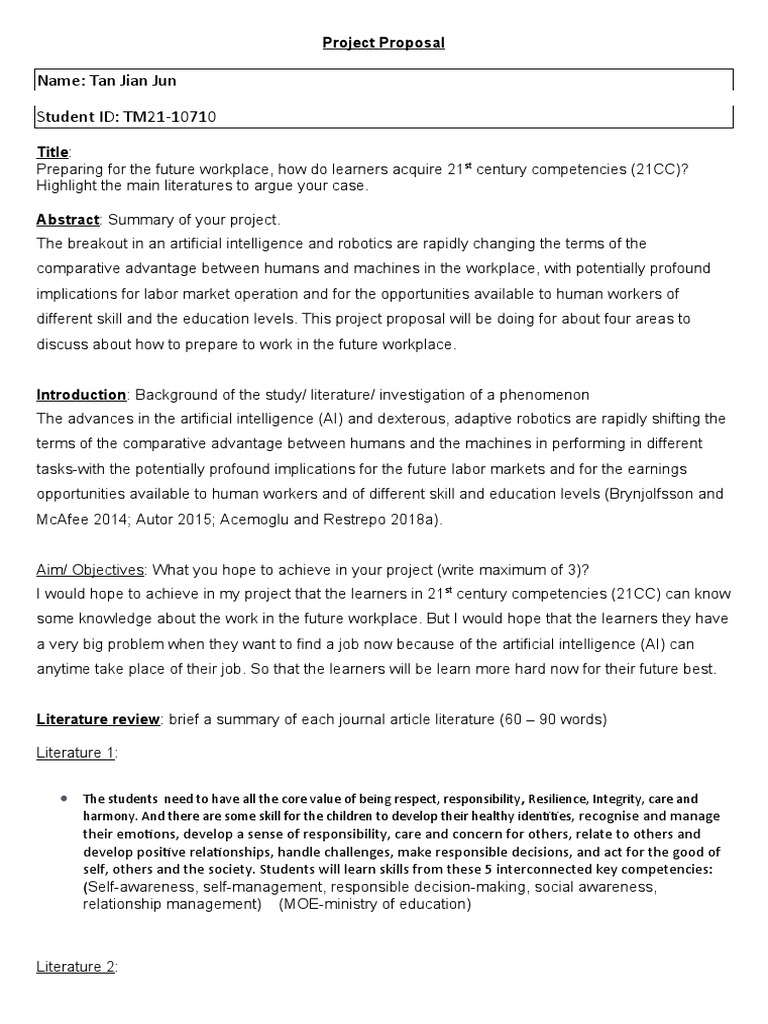 Project Proposal | PDF | The Art Of War | Artificial Intelligence