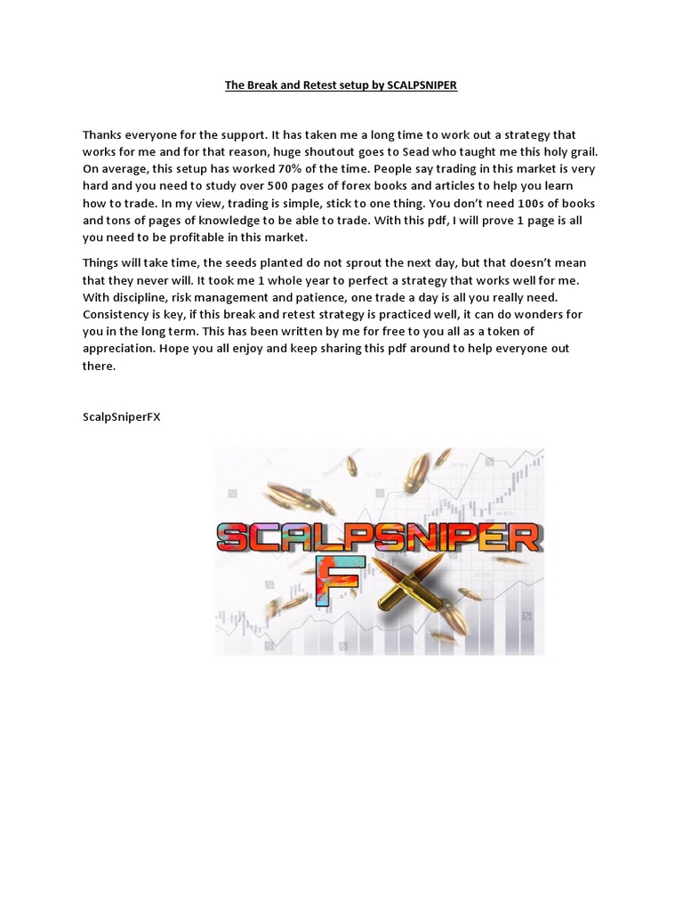 Break and Retest Forex Strategy Guide | PDF