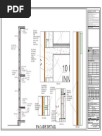 Recessed Brick Wall Section Detail | PDF | Framing (Construction) | Wall