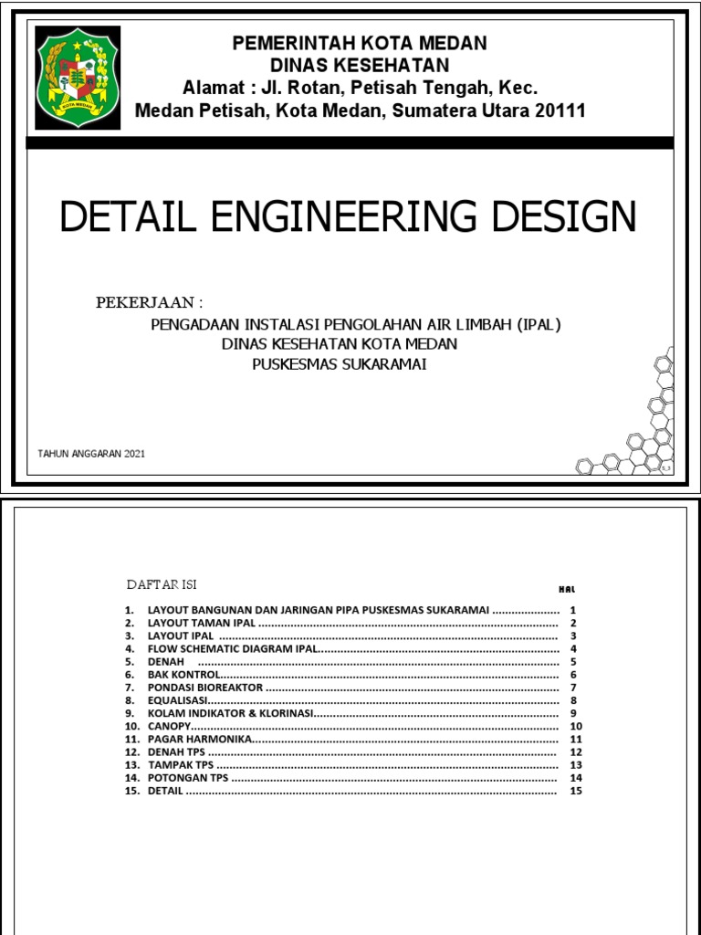 Ded Ipal Puskesmas Sukaramai Kota Medan | PDF