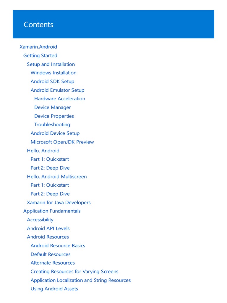 Document - Tutorial Xamarin | PDF | Xamarin | Android (Operating System)