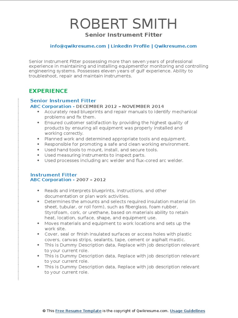 Instrument Fitter 1577281945 | PDF