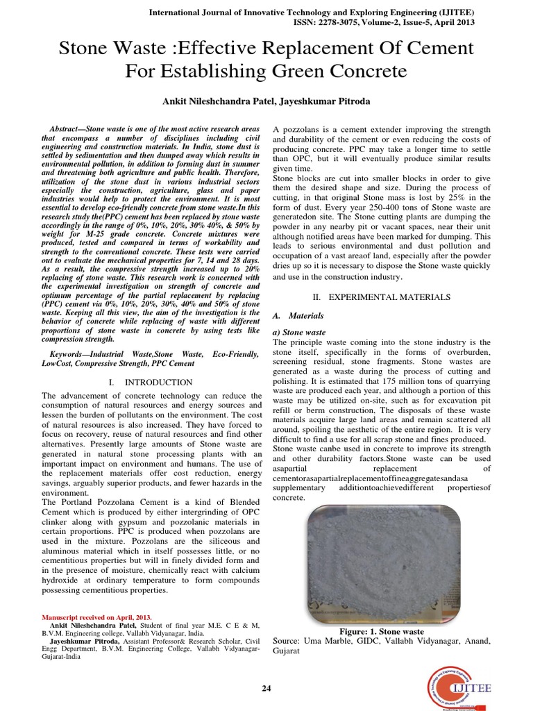 Research Paper and Reports | PDF | Concrete | Cement