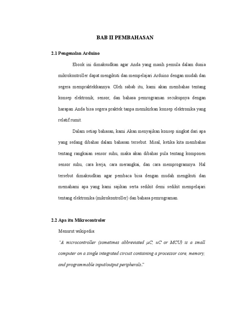 Makalah Mengenal Arduino | PDF | Game & Aktivitas | Komputer
