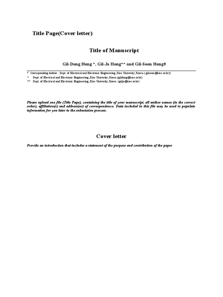 Title+Page (Cover+Letter) 2019 | PDF