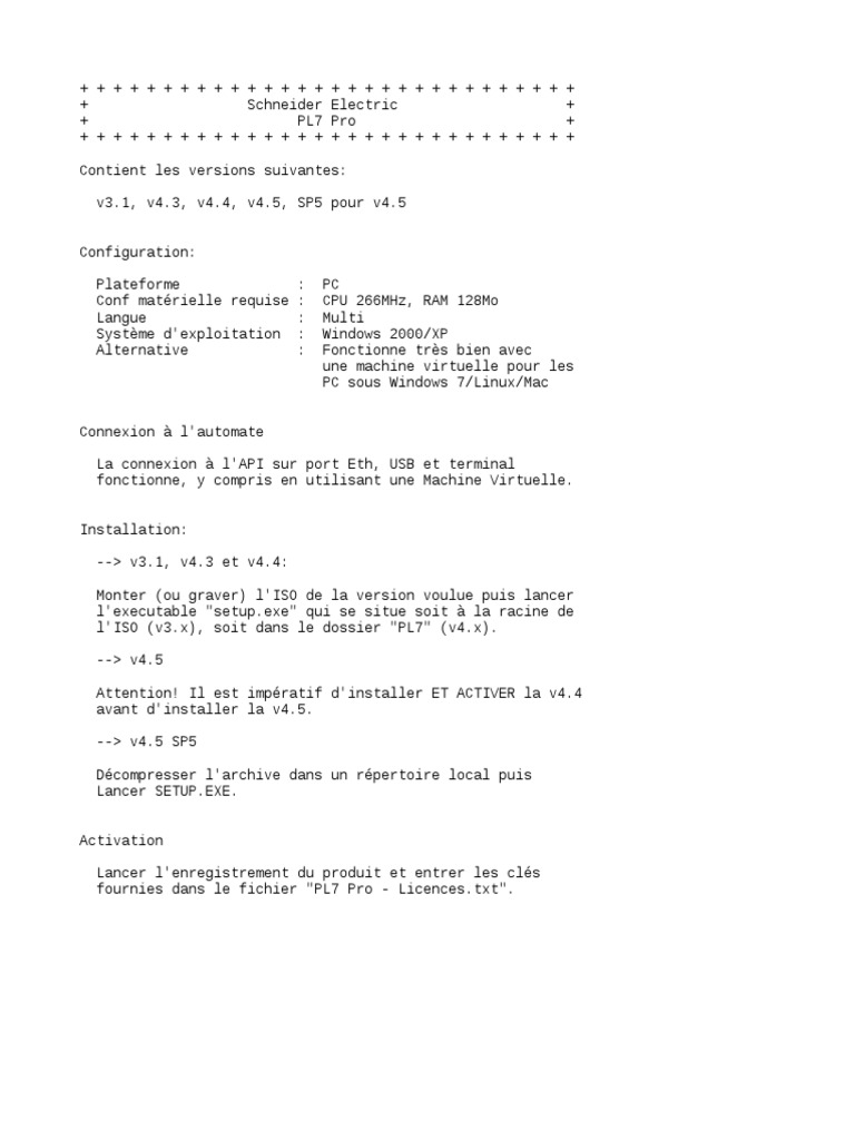 PL7 Pro | PDF | Ordinateurs