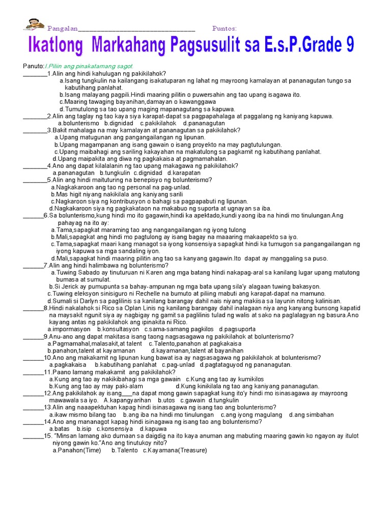 EsP 9 | PDF