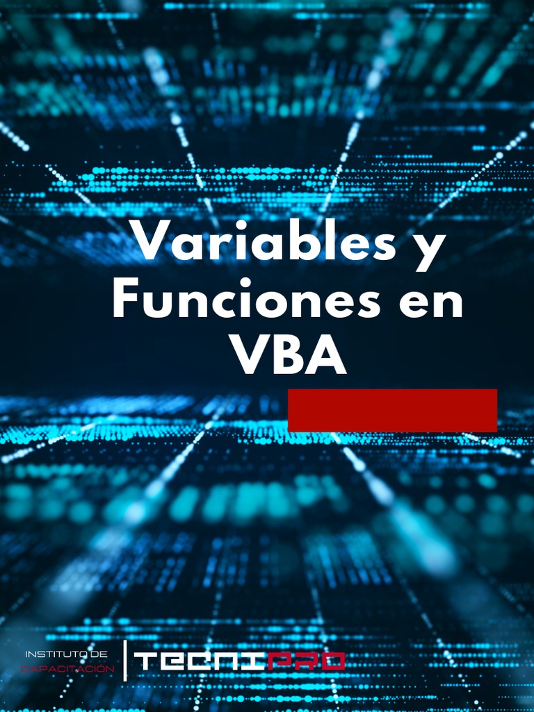 Variables y Funciones en Vba | PDF | Variable (informática) | Cadena ...
