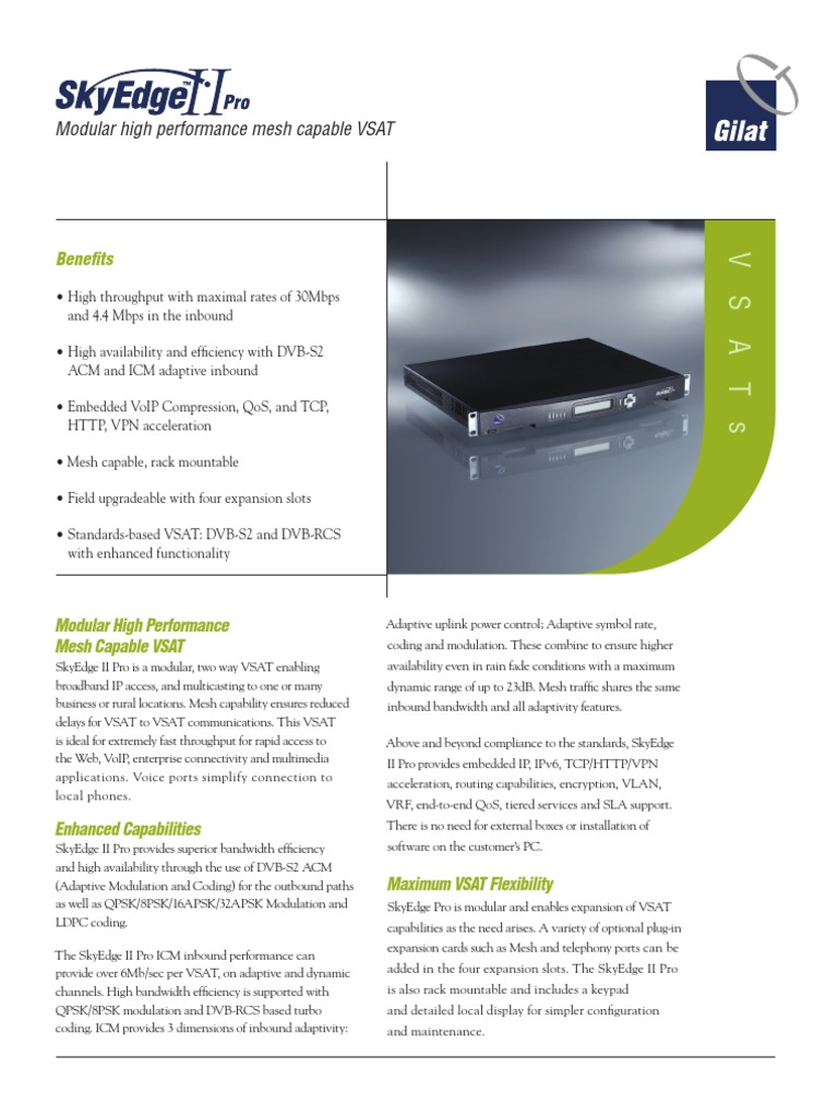 SkyEdge II Pro | PDF | Voice Over Ip | Quality Of Service