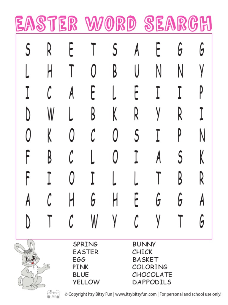 Easter Word Search Puzzles 0315 | PDF | Eastertide | Easter