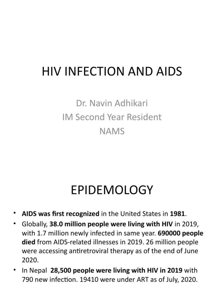 Hiv Infection and Aids | PDF | Hiv | Diagnosis Of Hiv/Aids