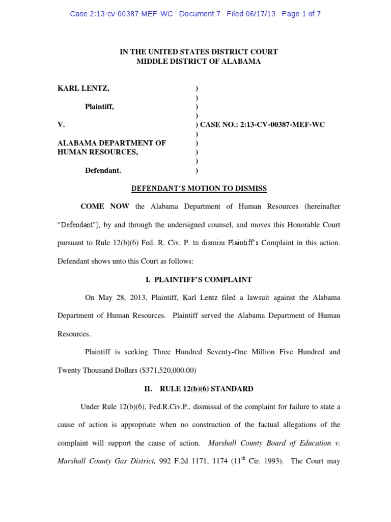 7 Motion To Dismiss | PDF | Government Institutions | Judiciaries