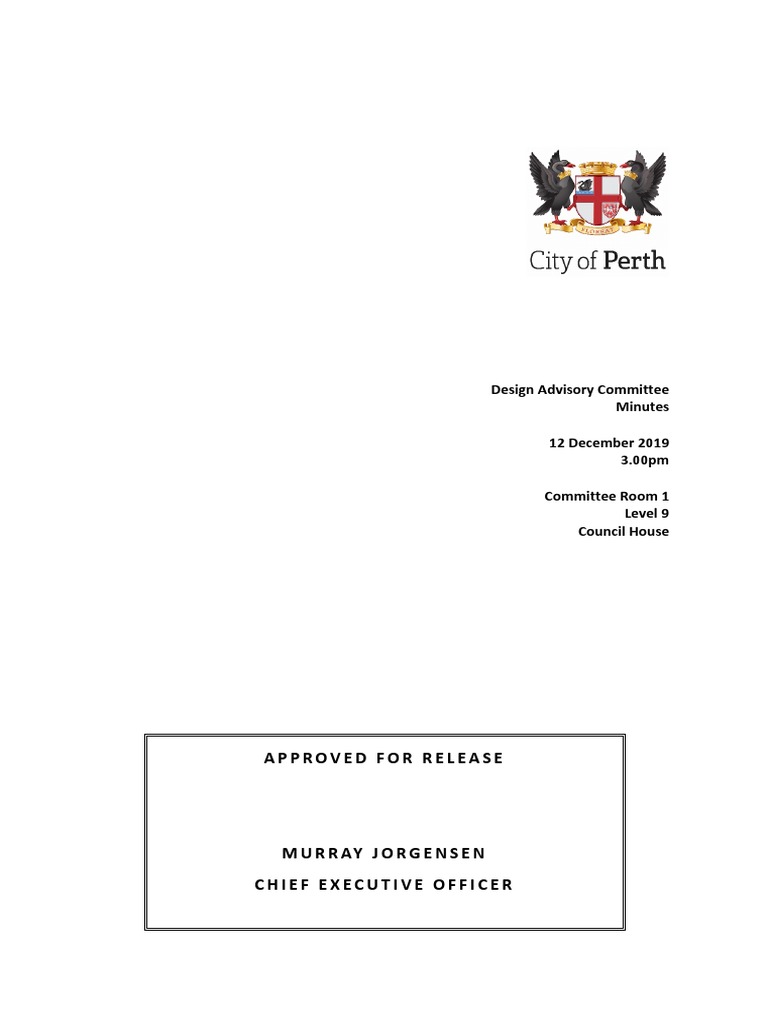 Design Advisory Committee Minutes 2019 | PDF | Built Environment ...