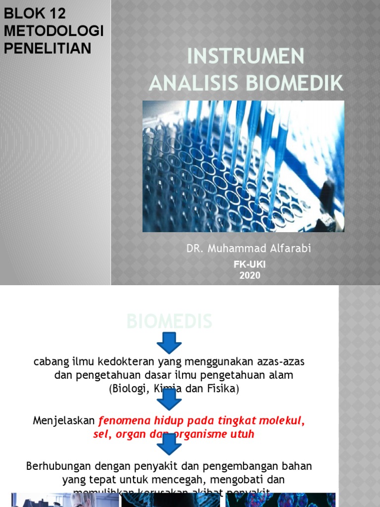 Instrumen Analisis Biomedik | PDF
