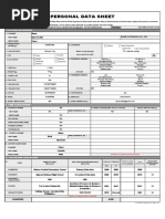 CSC Form 212 (Revised 2017) Personal Data Sheet | PDF | Crime ...