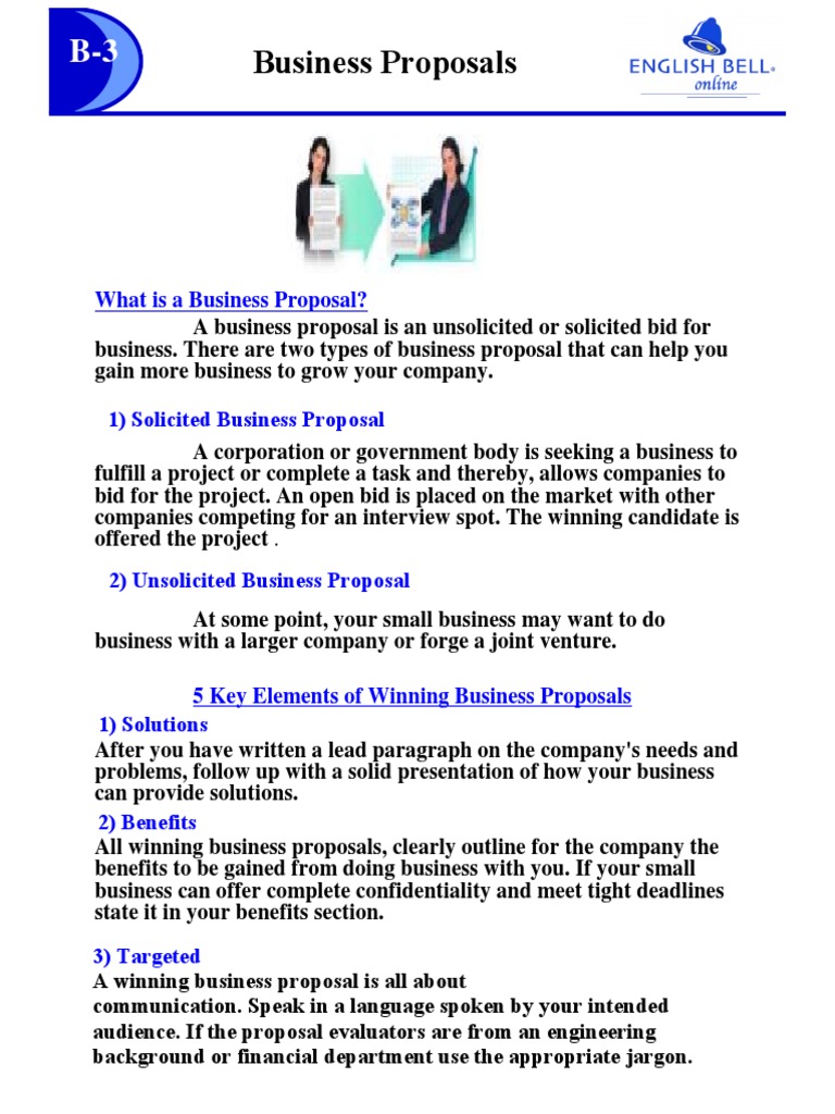 Sample Business Proposals Template | PDF | Human Nature | Business