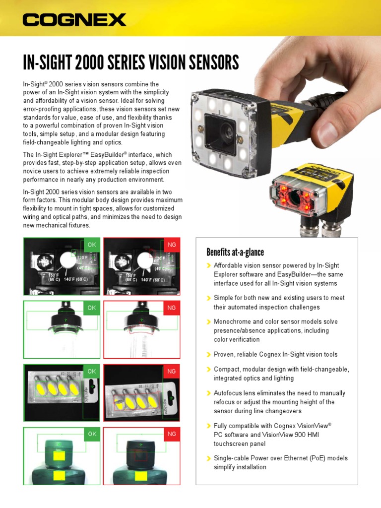 Cognex In-Sight 2000 | PDF | Autofocus | Lighting