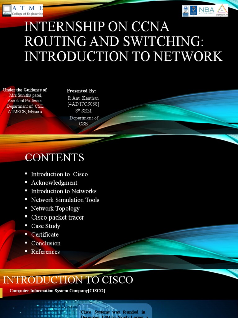 Internship | PDF | Computer Network | Router (Computing)