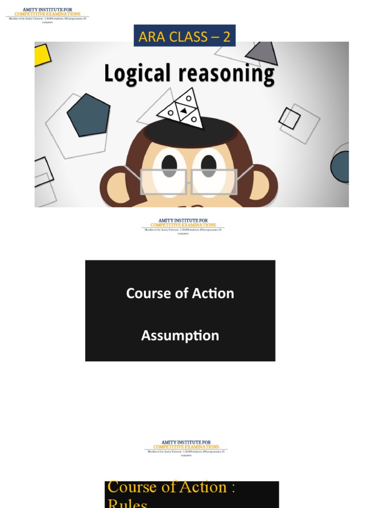 ARA - Class2 - Logical Reasoning - PPT | PDF | Business