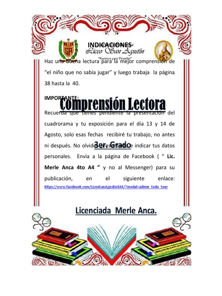 10 Agosto 3G, El Niño Que No Sabía Jugar PARTE 1 | PDF