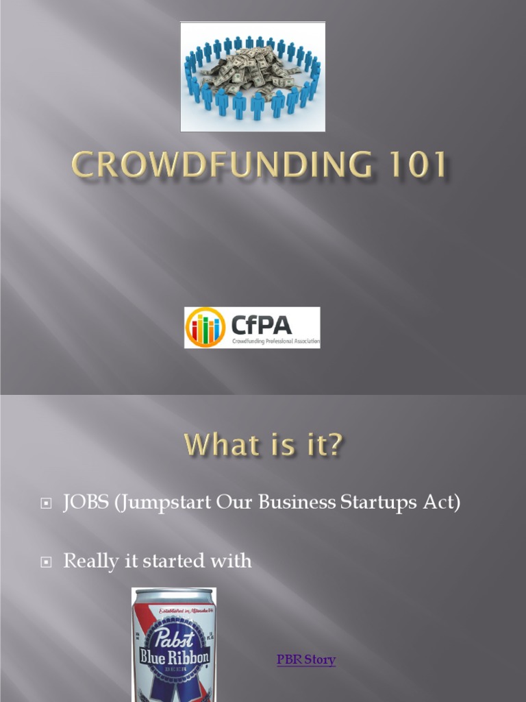 Crowdfunding 101 | PDF | Indiegogo | Securities (Finance)