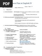 Cot English 4 ... Reality vs. Fantasy | PDF | Curriculum | Lesson Plan