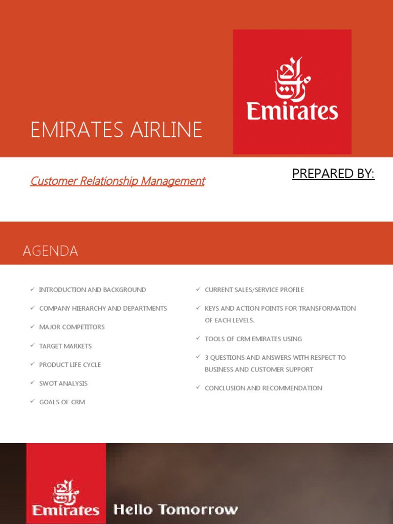 Emirates Airline | PDF | Emirates (Airline) | Airlines