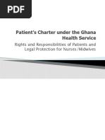 Ghana Health Service Patients Charter | PDF | Health Care | Patient