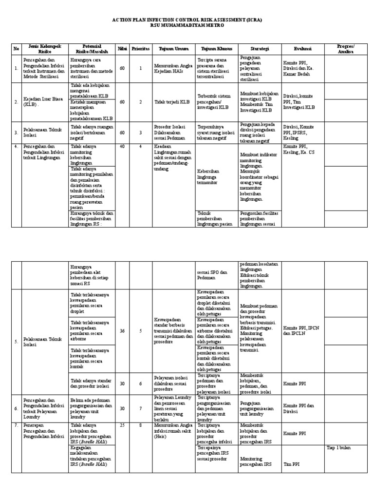 Action Plan ICRA | PDF