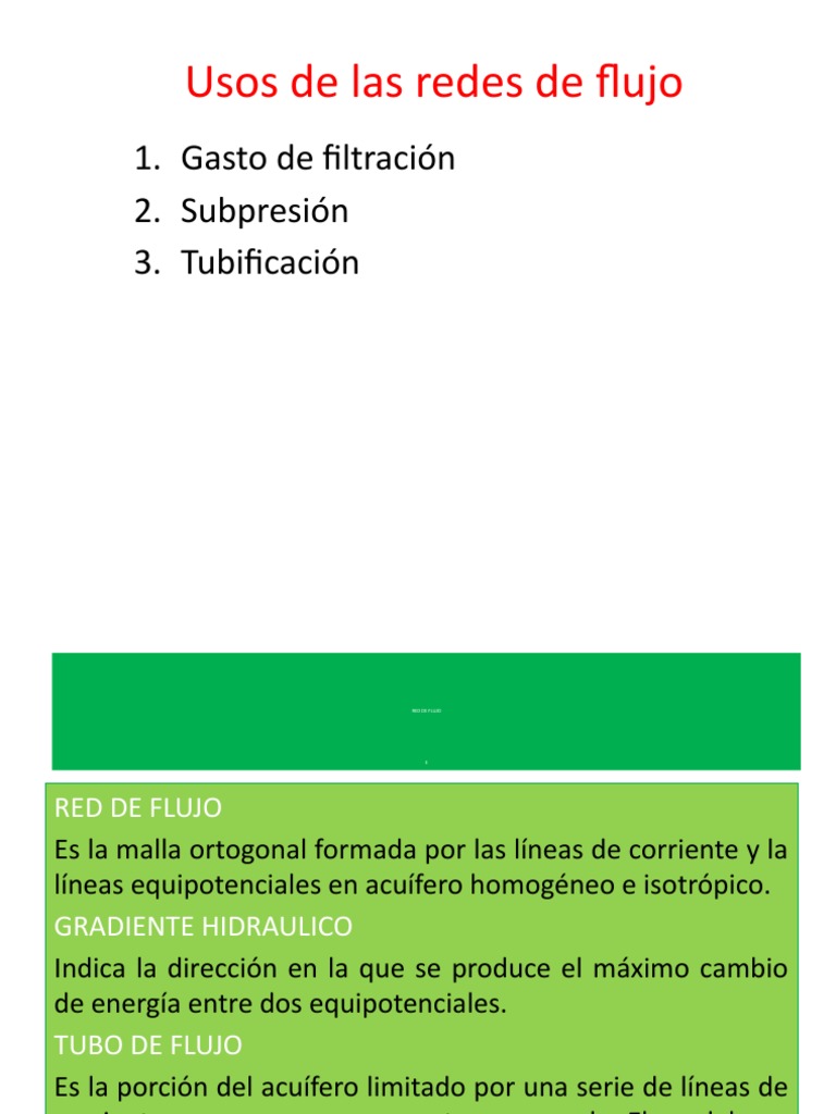 Red de Flujo en Presas | PDF | Permeabilidad (Ciencias de la Tierra ...