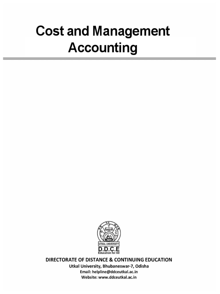 Cost-Management BOOK 7 | PDF | Management Accounting | Accounting