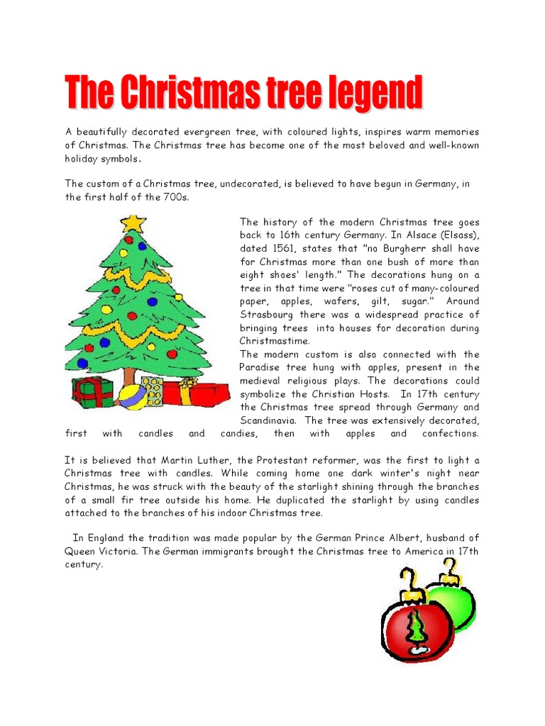 History of the Christmas Tree Tradition | PDF | Christmas Tree | Christmas