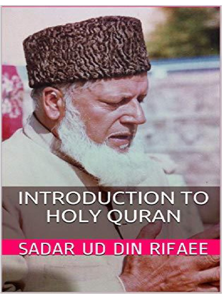 Introduction To Quran by Maulana Sadar Ud Din Rifaee | PDF | Quran | Islam