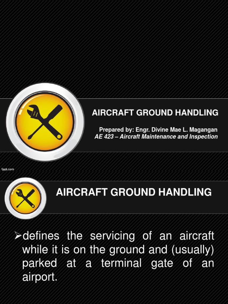 Lesson 1 Aircraft Ground Handling GSE | PDF | Vehicles | Aerospace ...