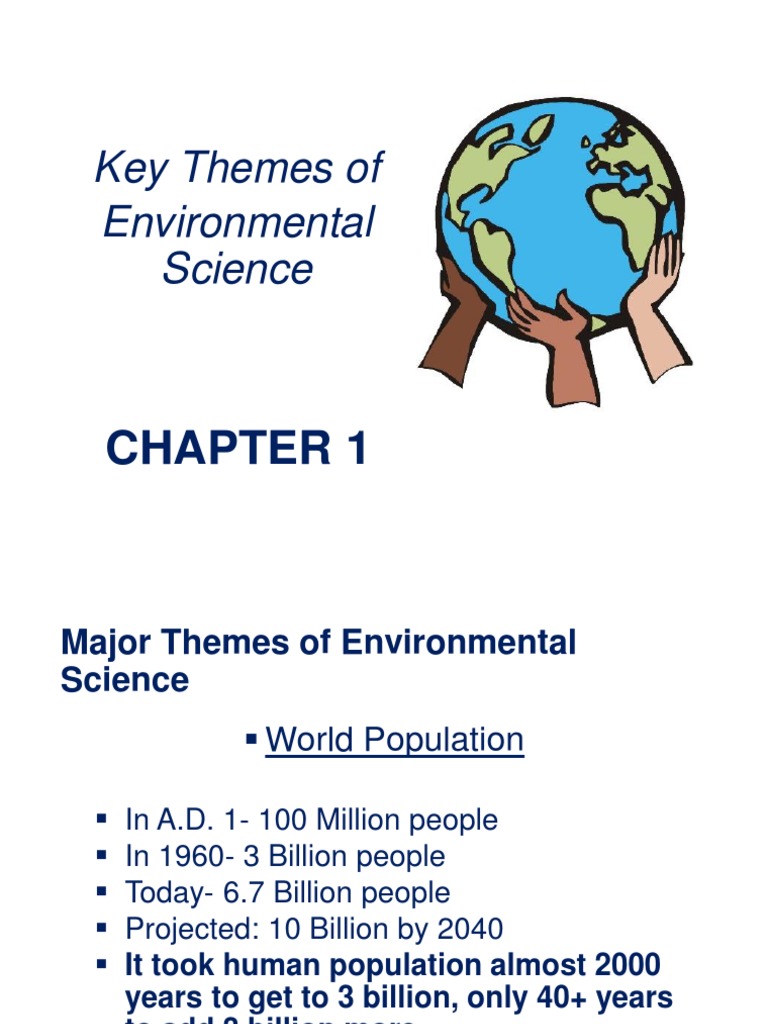 Chapter 2 - Key Themes of Environmental Science | PDF | Drought ...