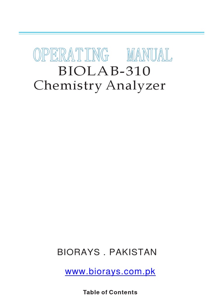 URIT-810 Operation Manual | PDF | Freeze Drying | Calibration