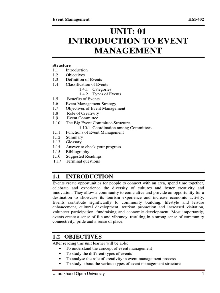 Event Management - Vip Security | PDF | Creativity | Tourism