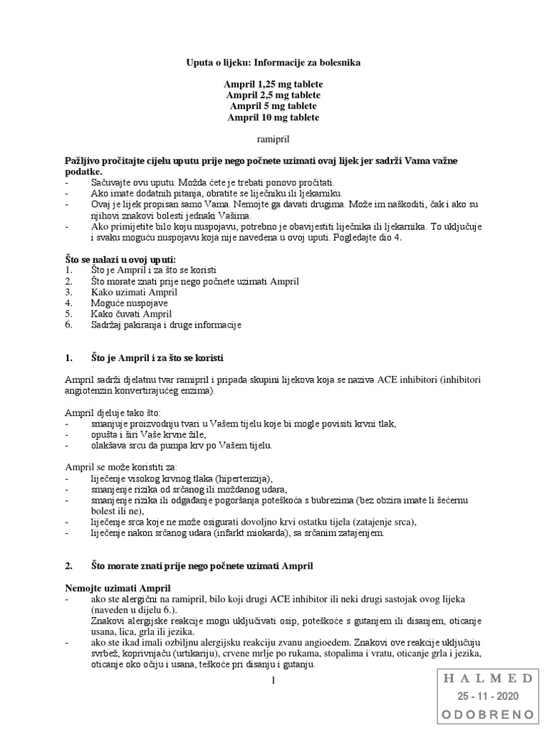 Ampril Uputa 25 11 2020 | PDF