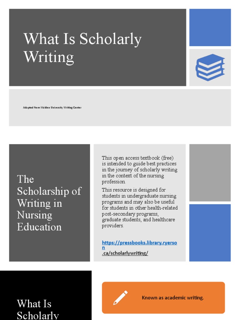 What Is Scholarly Writing | PDF | Citation | Apa Style