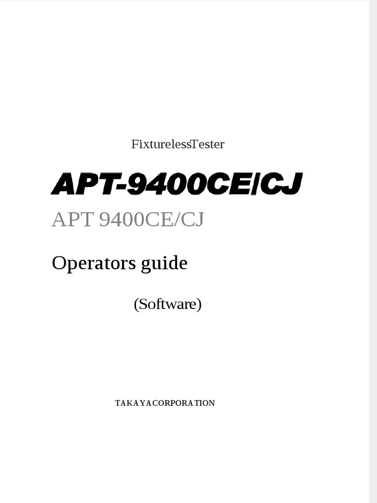 Takaya Apt 9400ce | PDF | Window (Computing) | Electrical Network