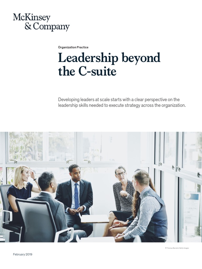 Leadership Beyond The C-Suite, McKinsey 2019 | PDF | Mindset | Leadership
